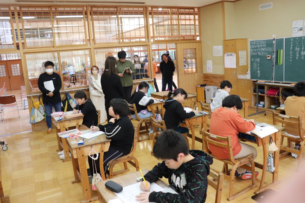 今年度初の授業参観 4月のPTA開催 | 上小阿仁村立 上小阿仁小中学校