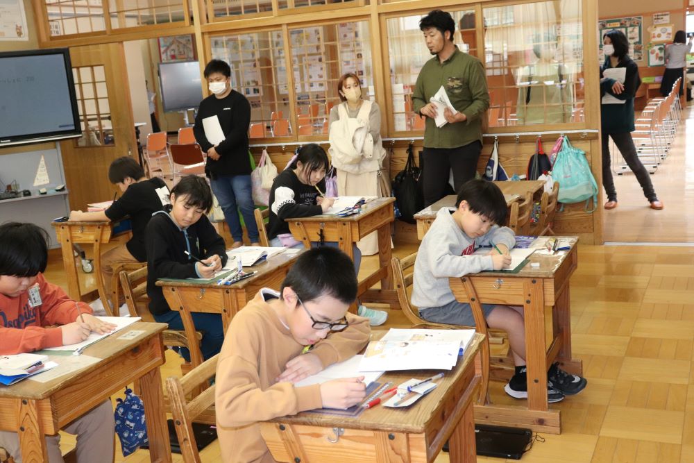 今年度初の授業参観 4月のPTA開催 | 上小阿仁村立 上小阿仁小中学校